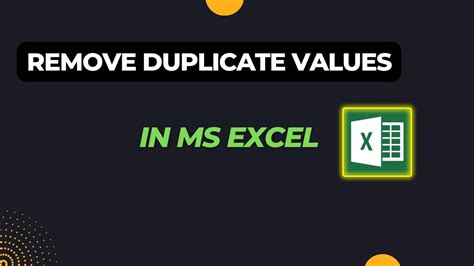 find and remove duplicates values in excel remove duplicate records