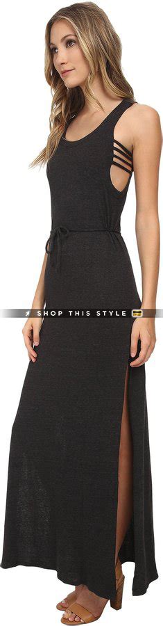 Chaser Triblend Low Back Strappy Maxi Dress