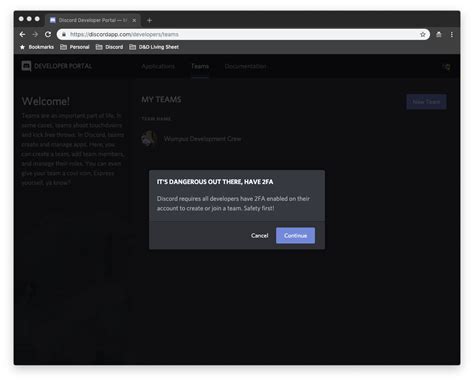 Discord Developer Portal