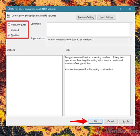 how to enable or disable file encryption in windows 10