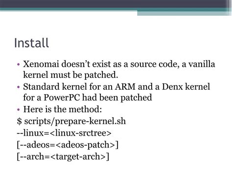 ppt xenomai s porting on processor nios ii powerpoint presentation