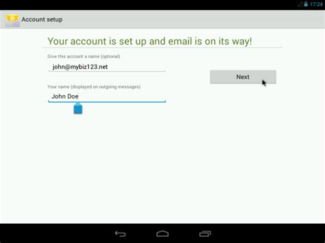 how to setup a secure ssl tls imap email account on your android 4 3