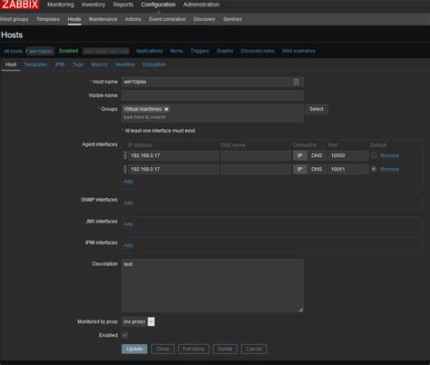 zabbix agent windows is not showing data in zabbix server linux