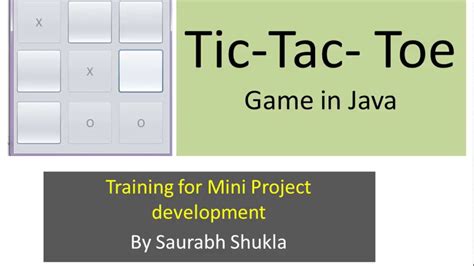 tic tac toe game in java youtube