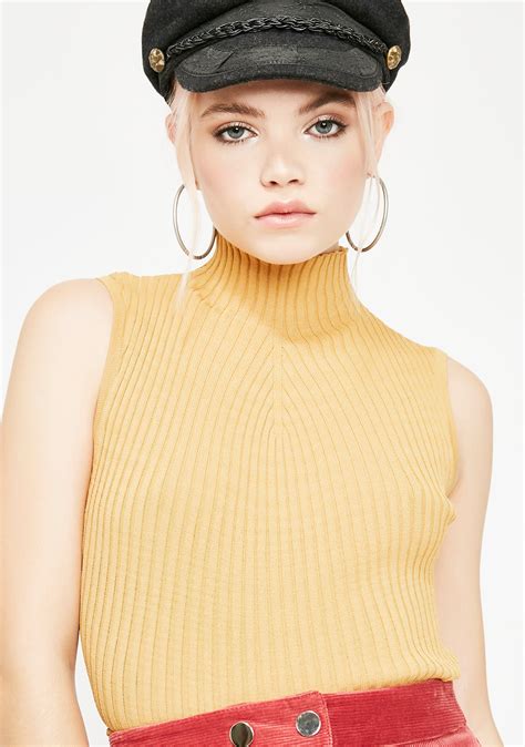 Sovereign Sass Turtleneck Top Dolls Kill