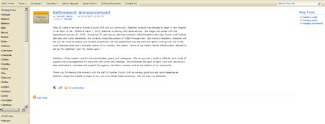blog disable horizontal scroll bar on navigation web part in