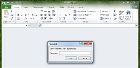 Password To Open Excel 2007 Or 2010 Workbook The Easy Way Arshad Pathan