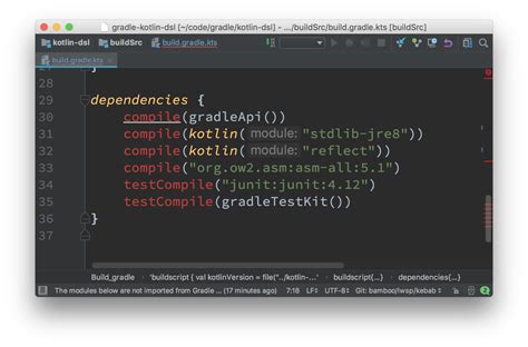 static accessors are missing from the classpath given to intellij idea