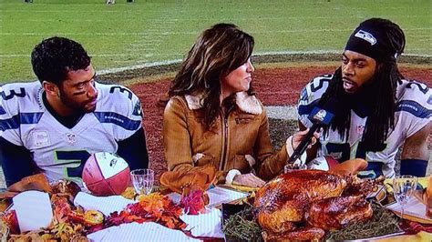 Richard Sherman Nbc Producers Asked Seahawks Players To Eat Turkey Leg