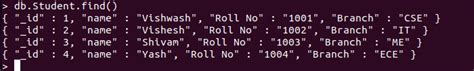 python mongodb insert one query geeksforgeeks