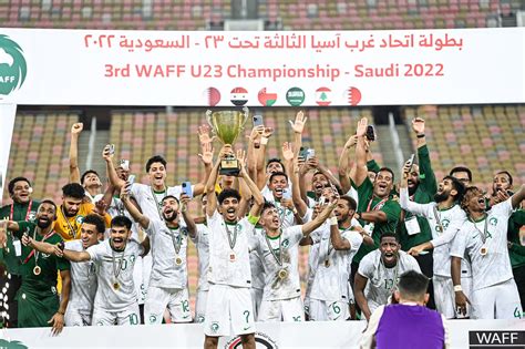 جريدة الرياض الأخضر يحقق كأس اتحاد غرب آسيا تحت 23 سنة
