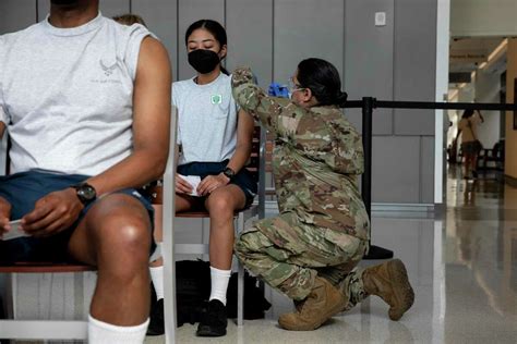 In San Antonio 23 Air Force Recruits Refused Vaccine — But Now They
