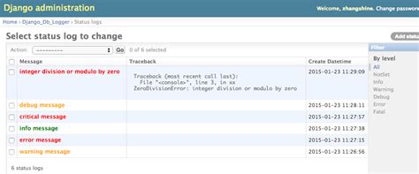 django db logger · pypi