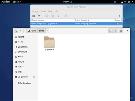 gnome encfs manager create a encrypted directory in linux 2daygeek