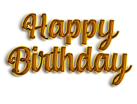 Happy Birthday 3d Text Png Free Vector Design Cdr Ai Eps Png Svg