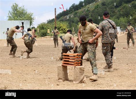 Hezbollah Stages Military Drill In Aramta South Lebanon On May 21