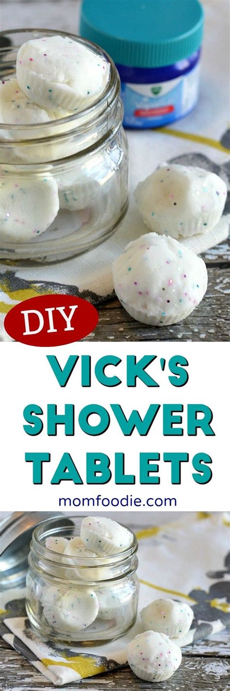 Diy Vicks Shower Tablets Recipe Homemade Decongestant Disks For The