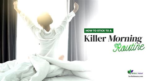 How To Stick To A Killer Morning Routine