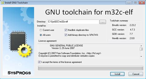 prebuilt gnu toolchain for m32c elf