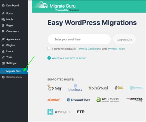 cómo migrar a wetopi con migrate guru