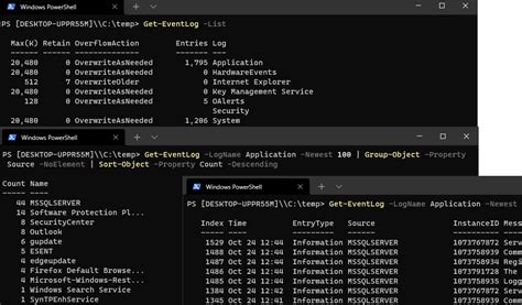 Get Eventlog In Powershell Mssql Dba Blog