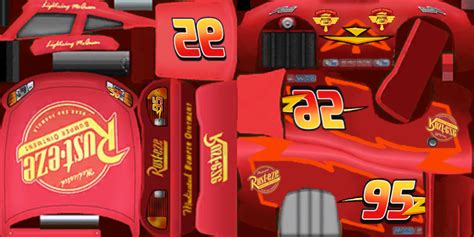 Lighting Mcqueen Body Texture 15 By Kyleriverwithem On Deviantart