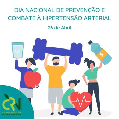 26 De Abril Dia Nacional De Prevenção E Combate à Hipertensão