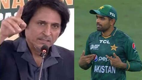 Ind Vs Pak Pakistan Cricket Board Chief Ramiz Raja Advice To Babar Azam