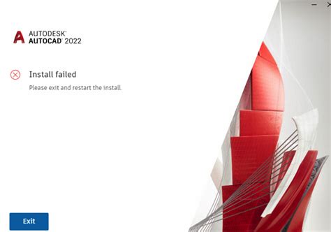 install failed when installing deploying autodesk 2022 products and