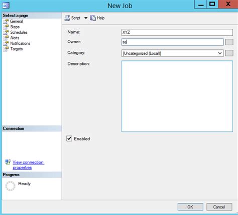 how to create a sql server job database tutorials