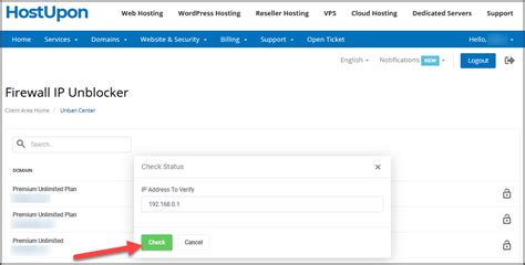 How To Unblock Your Ip Address From The Firewall Hostupon Knowledgebase
