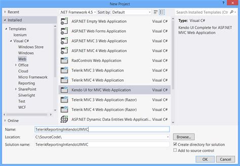 getting started with the telerik html5 report viewer widget
