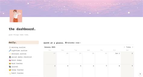 a notion template idea for ultimate productivity stephanie hope