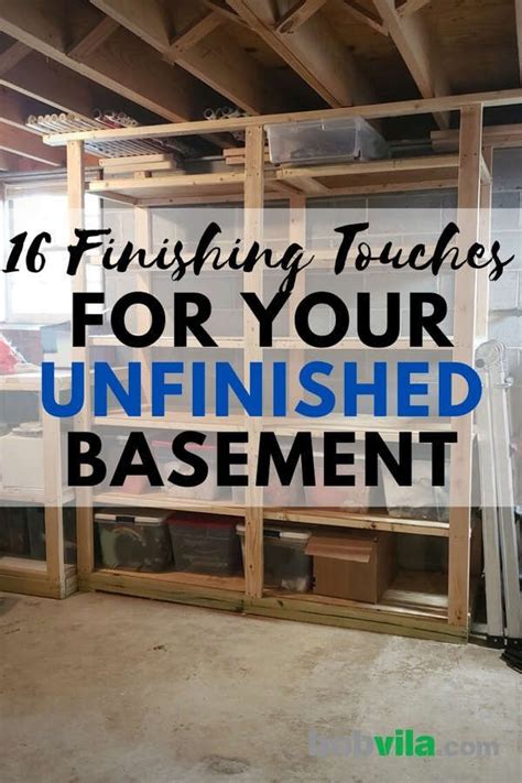 16 Finishing Touches For Your Unfinished Basement Artofit