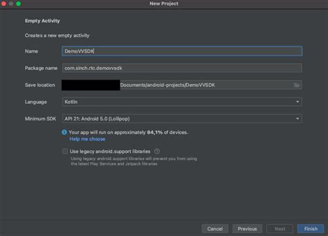 create an android app with the sinch android sdk sinch