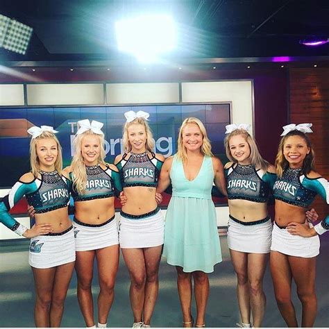 Instagram Post By Cheer Posts Daily Great White Sharks Cheer White