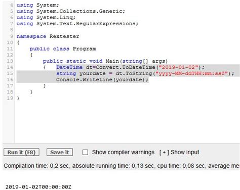 date time formatting and conversions in aspnet dotnetxp