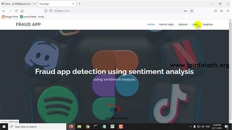fraud app detection using sentiment analysis python project youtube