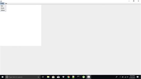 create menu bar and menu item on frame java swing codespeedy