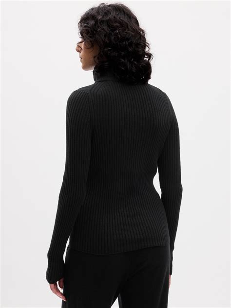 Cashsoft Rib Turtleneck Sweater Gap