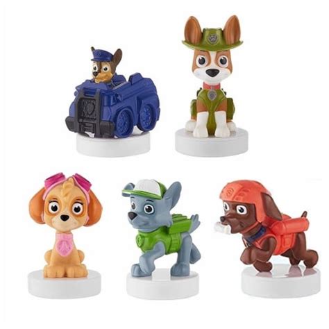Paw Patrol Characters Centerpieces With Stand Cake Topper Or Cut Outs
