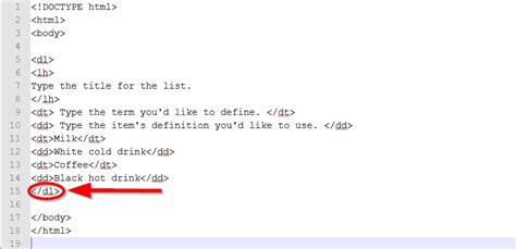 how to define a definition list in html 11 steps with pictures