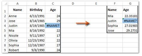 how to ignore errors when using vlookup function in excel