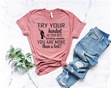 Staar Testing Shirt Teacher Shirts State Testing Shirt You Etsy