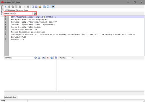 getting started with the acunetix blind sql injector