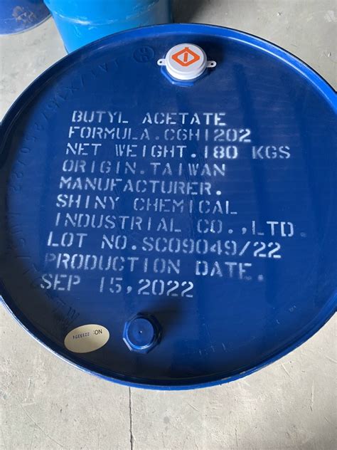 Xăng Thơm Butyl Acetate C6h12o2 Dầu Chuối Butyl Axetat 180kg Phuy