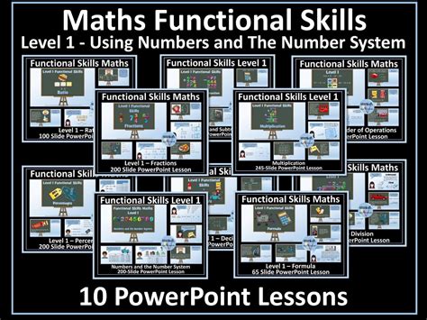 level 1 maths functional skills using numbers and the number system