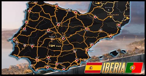 Euro Truck Iberia Map