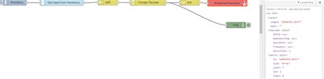 how to read from a sql database and write to an opto table node red