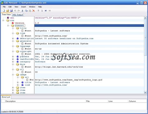 create xml notepad signssilope